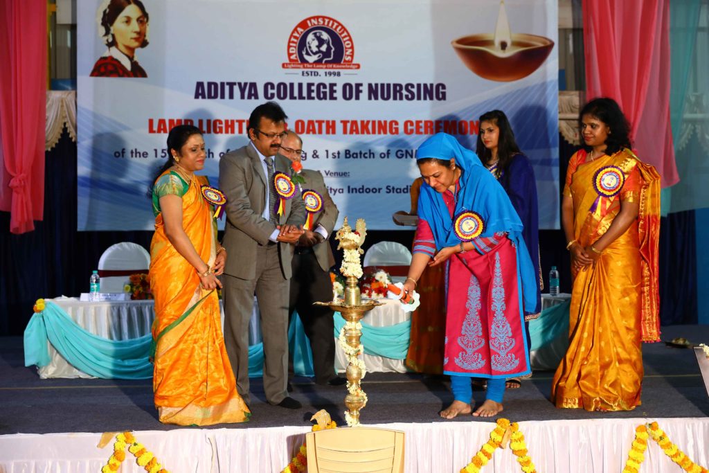 Lamp Lighting and Oath taking Ceremony - http://adityanursing.in