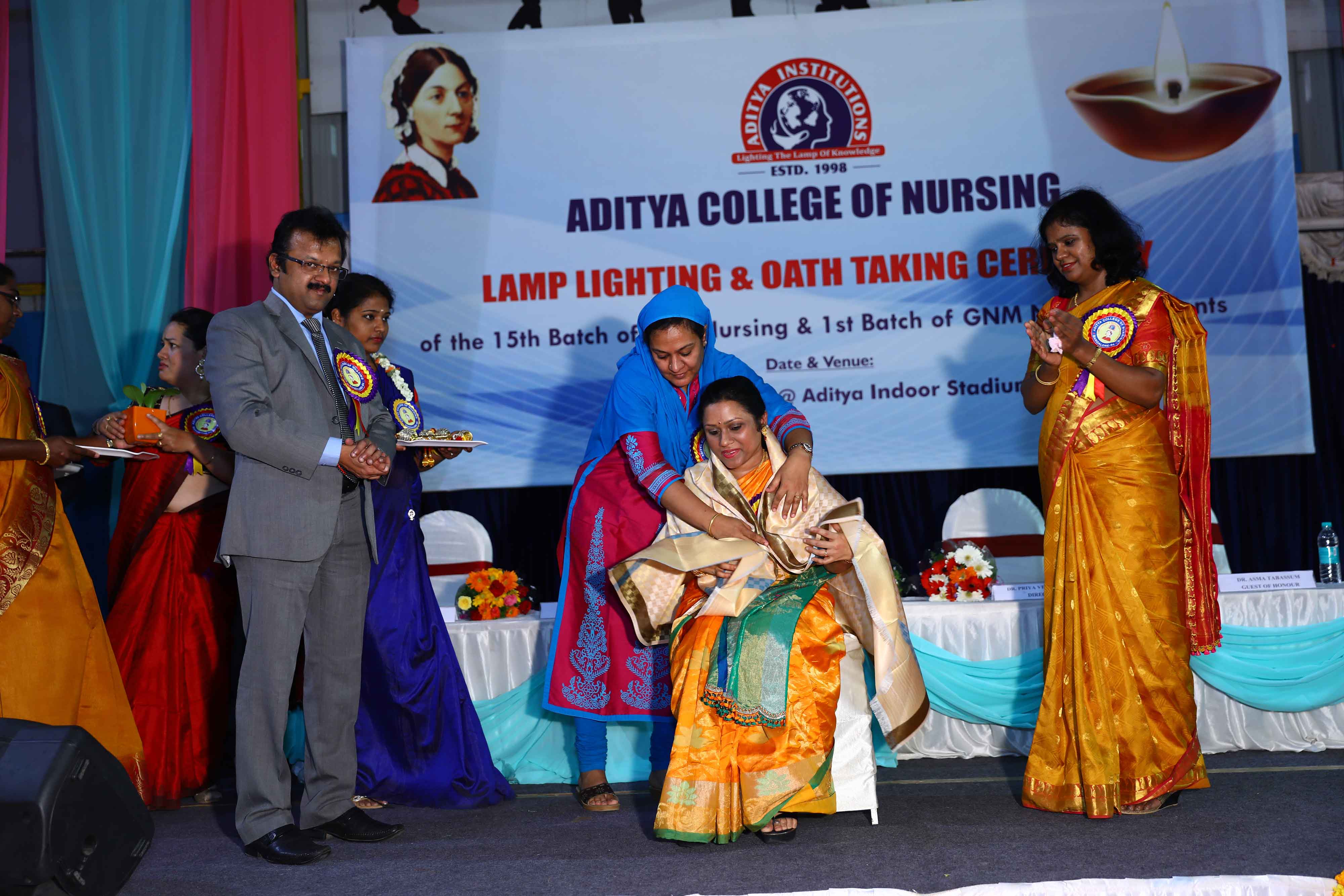Lamp Lighting and Oath taking Ceremony - http://adityanursing.in